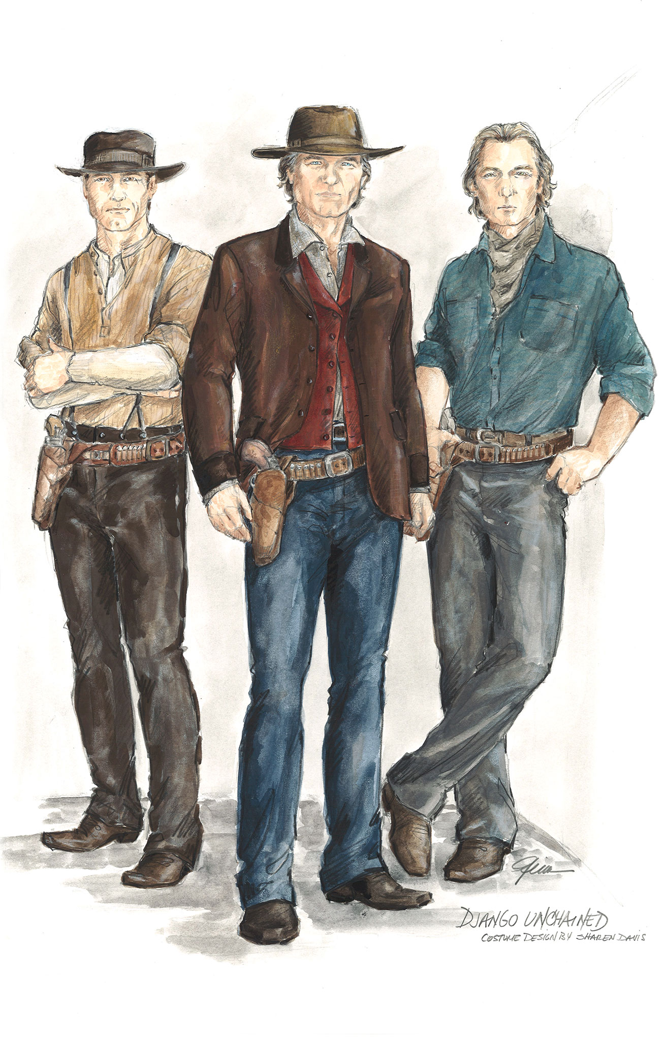 Django Unchained Drawing